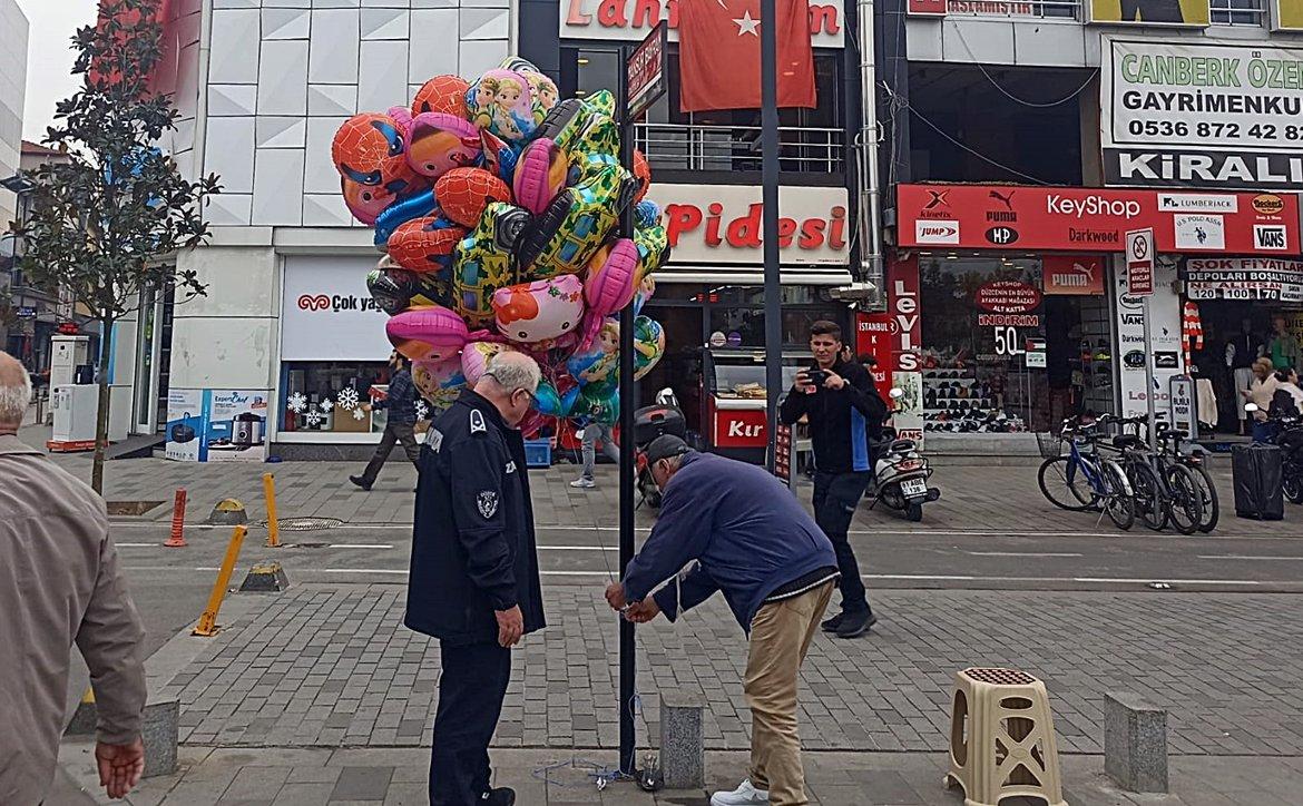 » Uçan balonları zehirli gazla doldurmuşlar